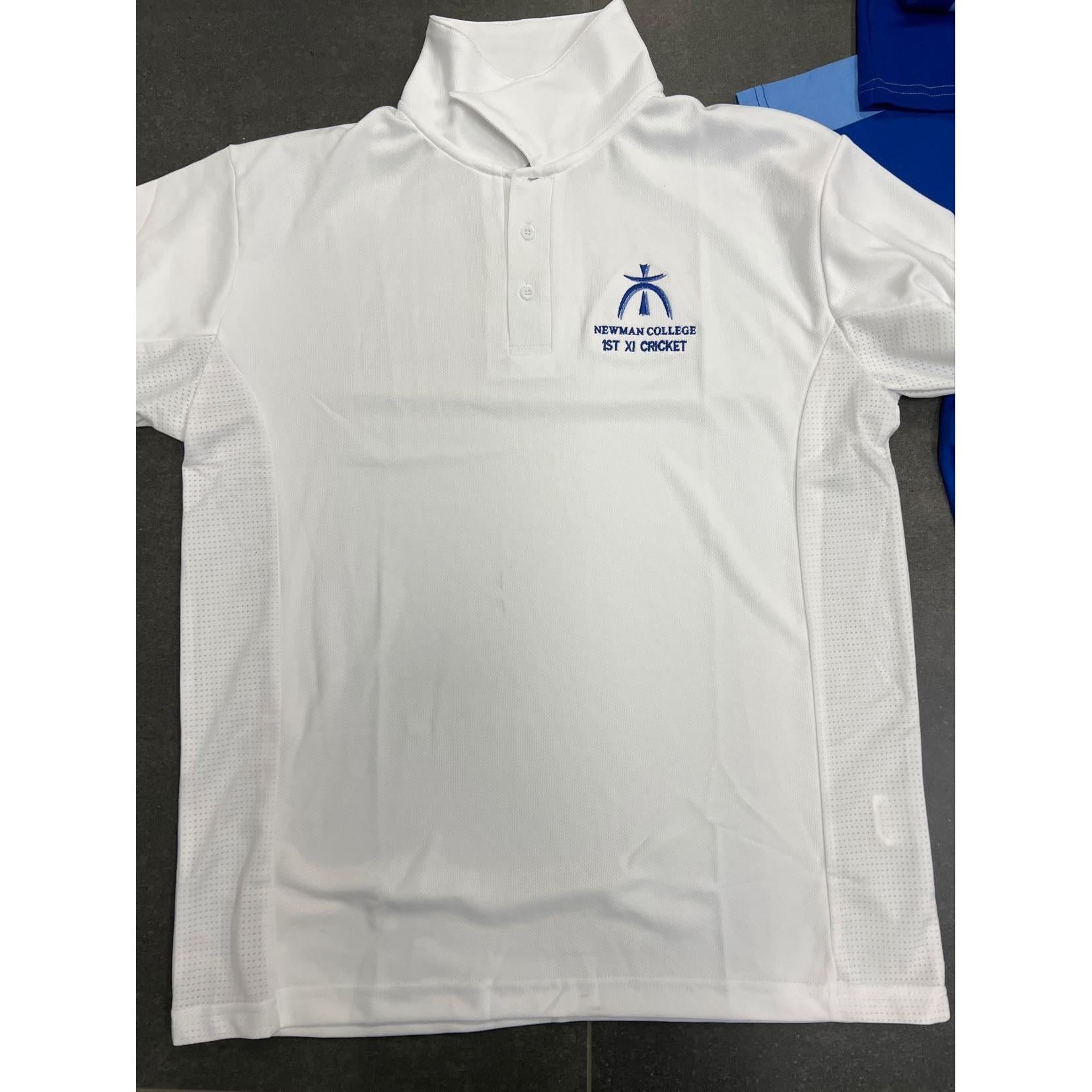 NEWMAN C - CRICKET - CP1211 - WHITE S/SL POLO – West Wear